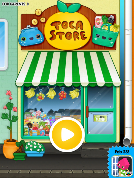 Toddler iPad App Review – Toca Store | Imagine Our Life