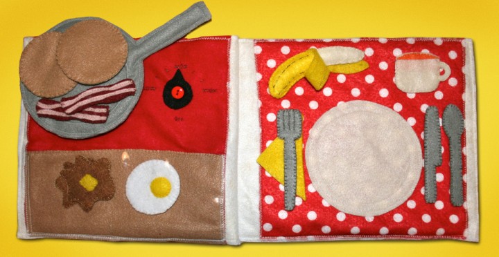 Let’s Cook Breakfast Quiet Book Page | Imagine Our Life