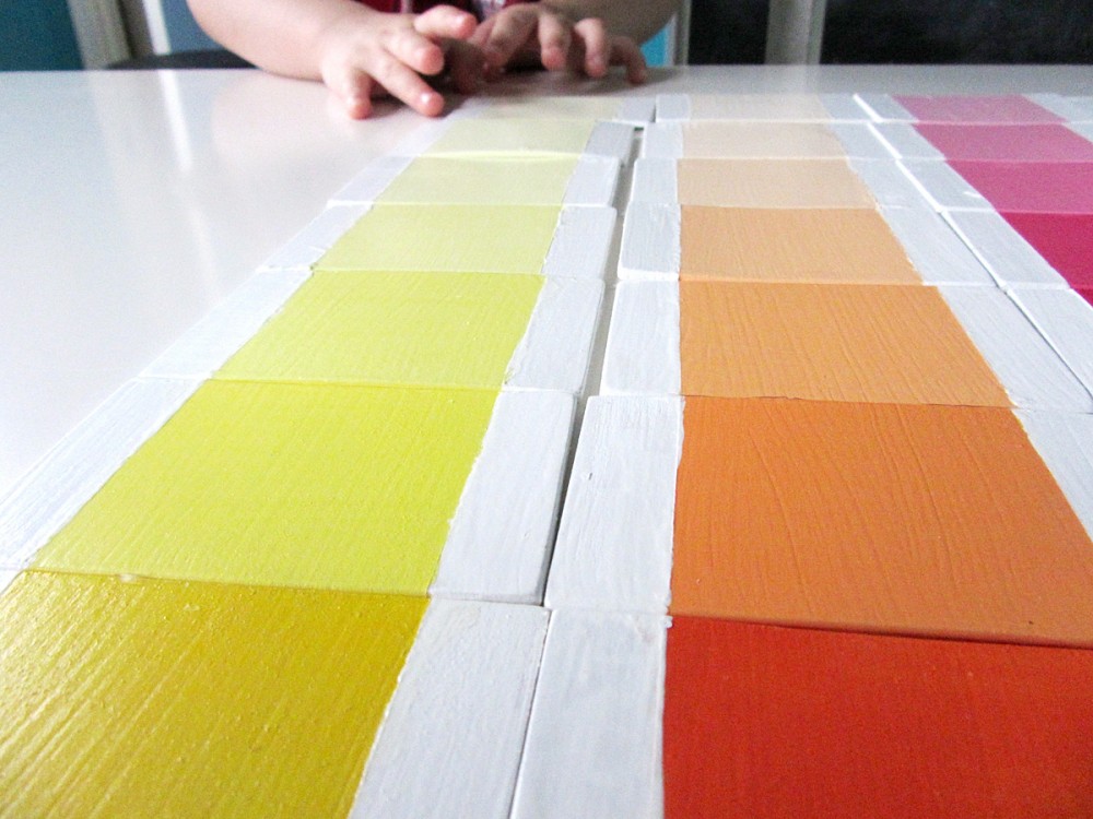 DIY Montessori Color Tablets | Imagine Our Life