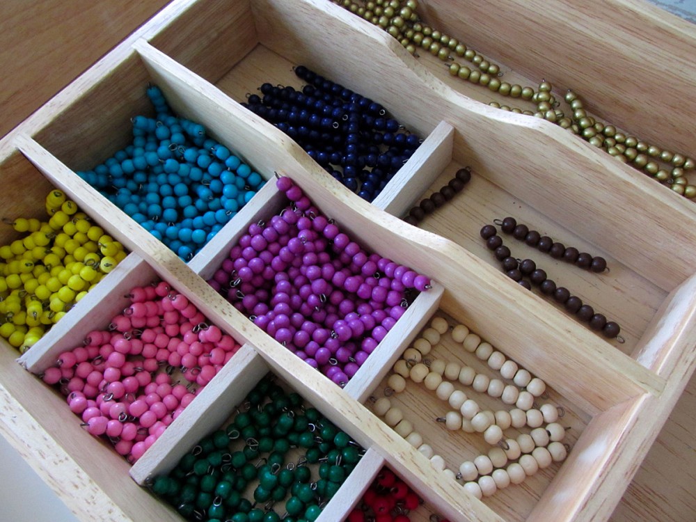 DIY Montessori Math Beads | Imagine Our Life