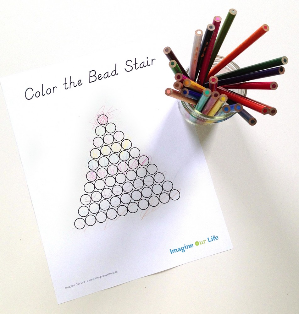Free Bead Stair Printables | Imagine Our Life