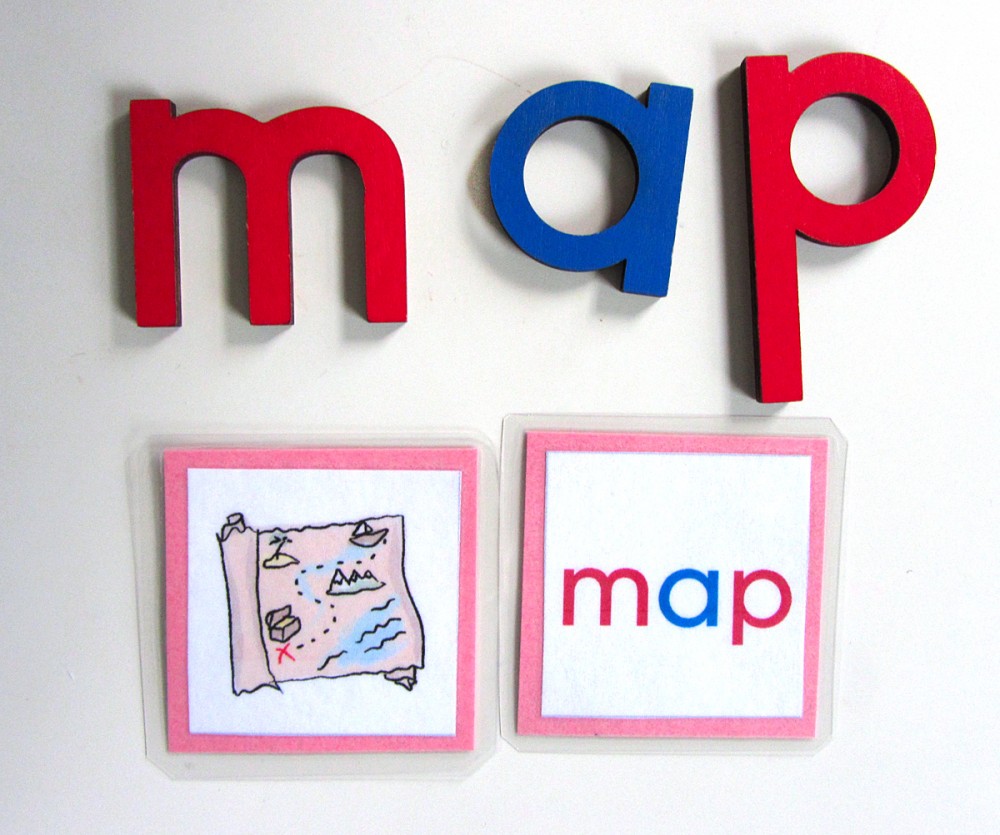 Montessori CVC Word Match Printables | Imagine Our Life