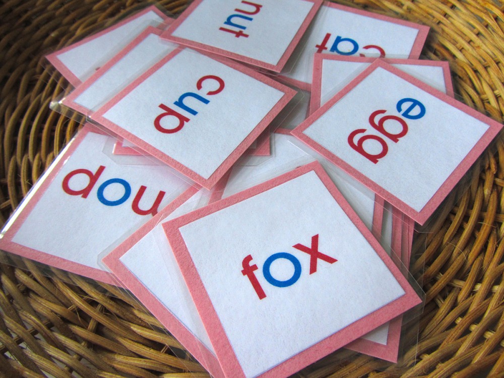 Montessori CVC Word Match Printables | Imagine Our Life