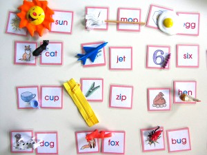 Montessori CVC Word Match Printables | Imagine Our Life