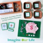 Piggy Bank Quietbook Pattern & Free Currency Printables | Imagine Our Life