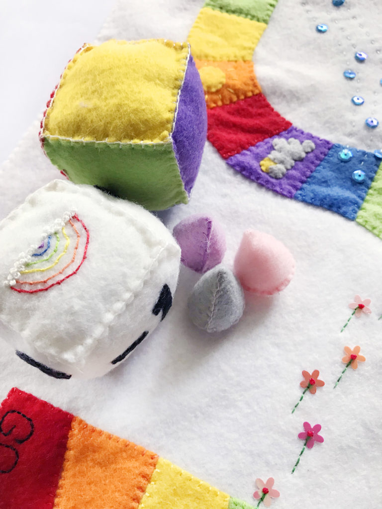 Showers or Flowers Felt Board Game | Imagine Our Life